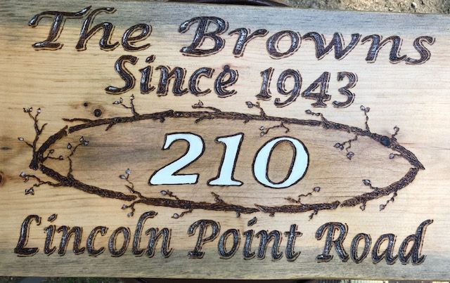 Maine Nature Art - Wood Burning
